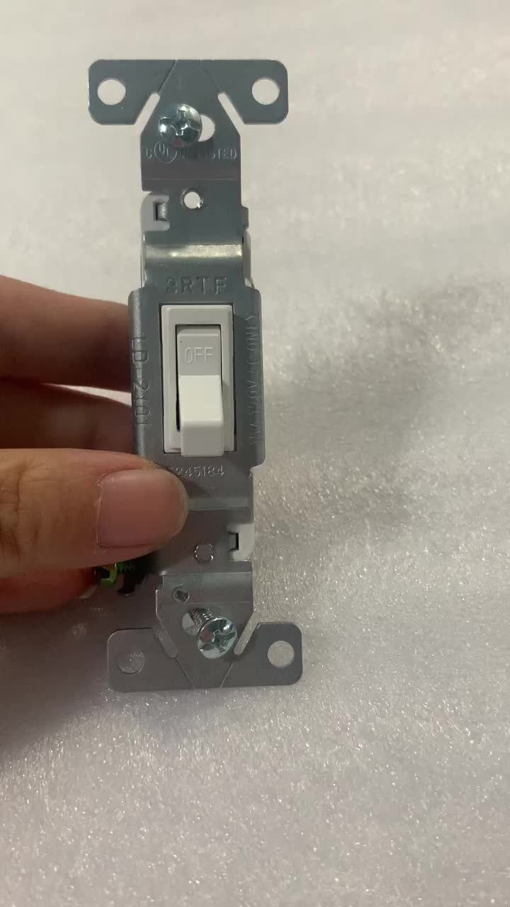 High Quality Toggle Switch 15a 120v-277v,White,Single Pole,Electrical ...