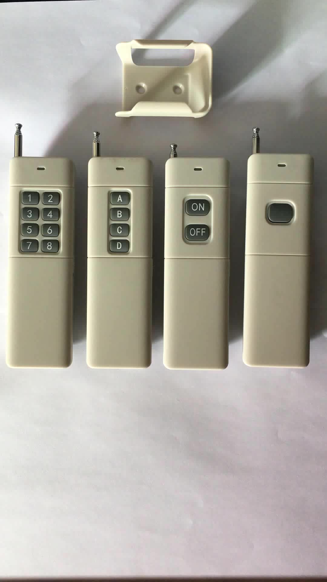 Control Remoto Inalámbrico Rf,Largo Alcance De 3000m,9v,Con Antena ...