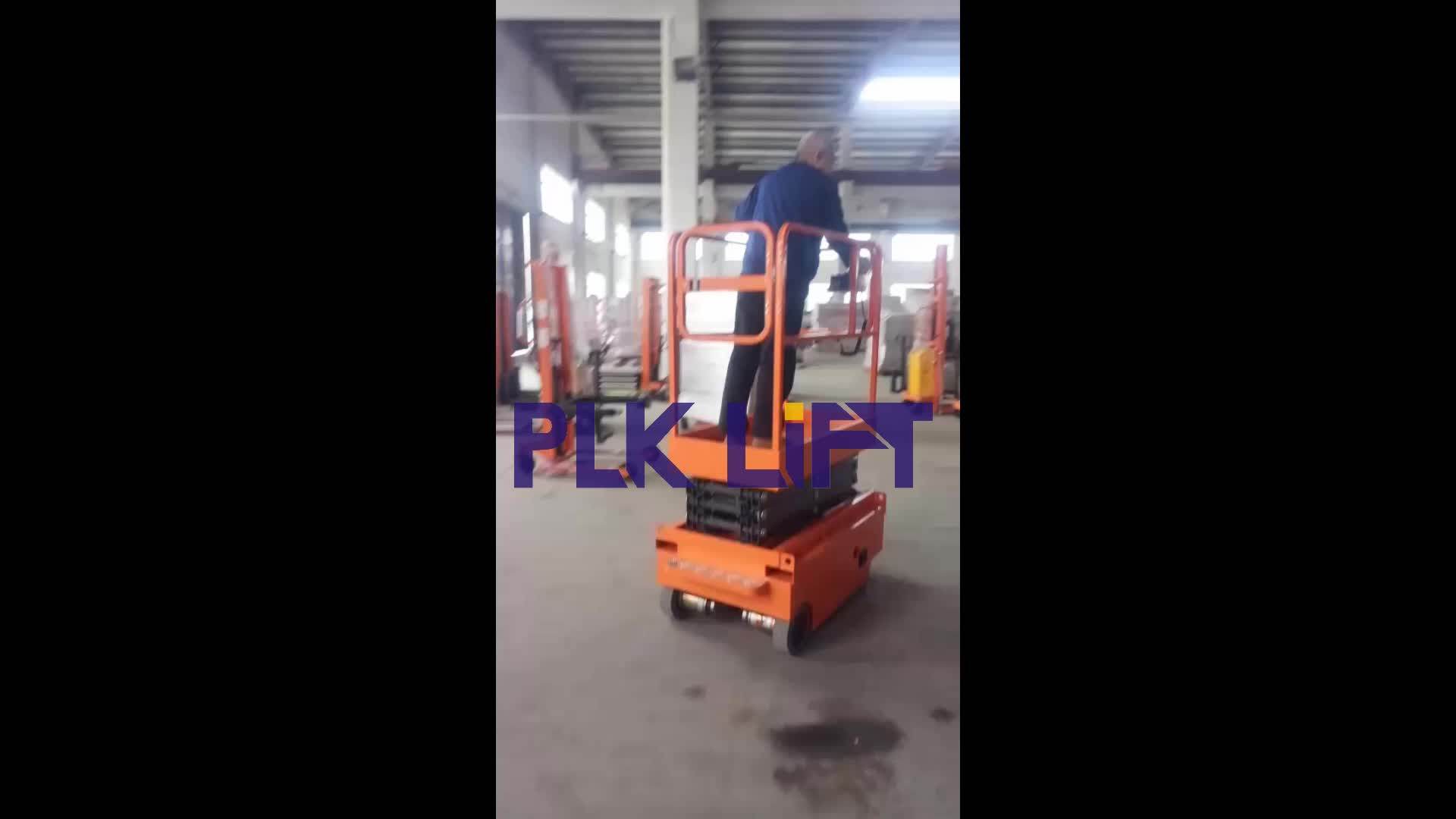 300kg Lightweight Electric Mini Scissor Lift Platform - Buy Small Lift ...