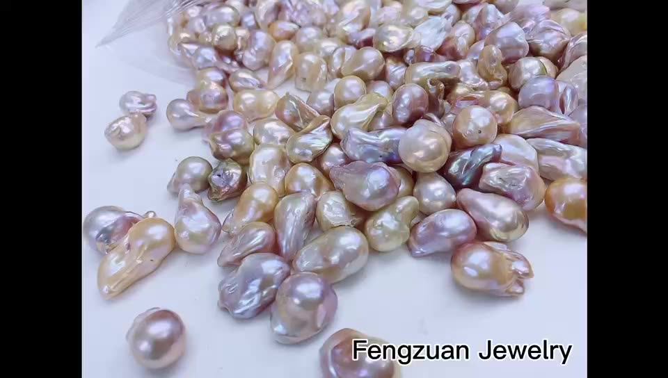 Irregular Shape Baroque Pearl 15-16mm High Quality Natural Loose ...