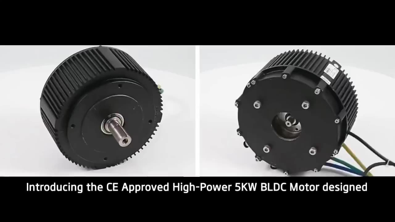 Ce Approved High-power 5kw Bldc Motor 48v 72v Pmsm For Electric Motorcycles And Scooters Dc ...