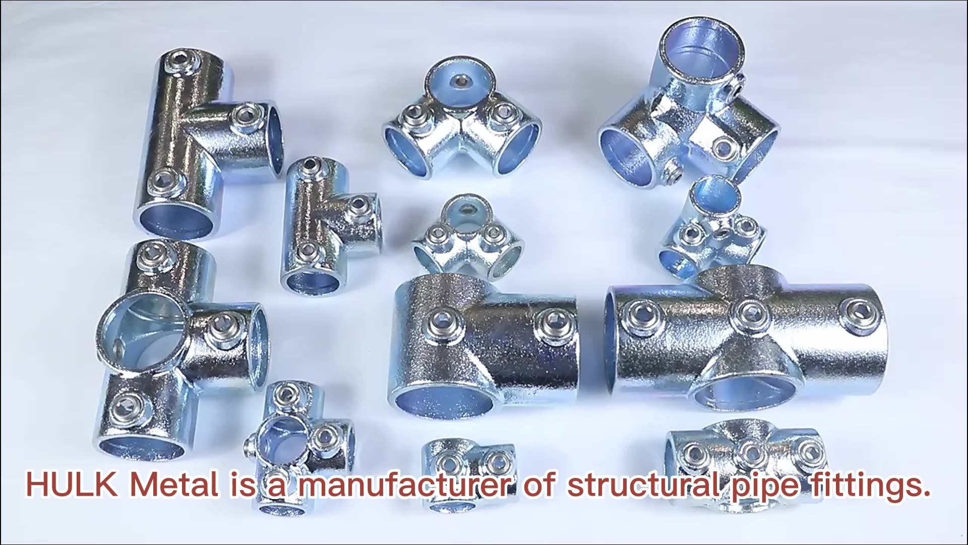 Structural Pipe Fittings Stainless Steel Clamp Railings Malleable Iron ...