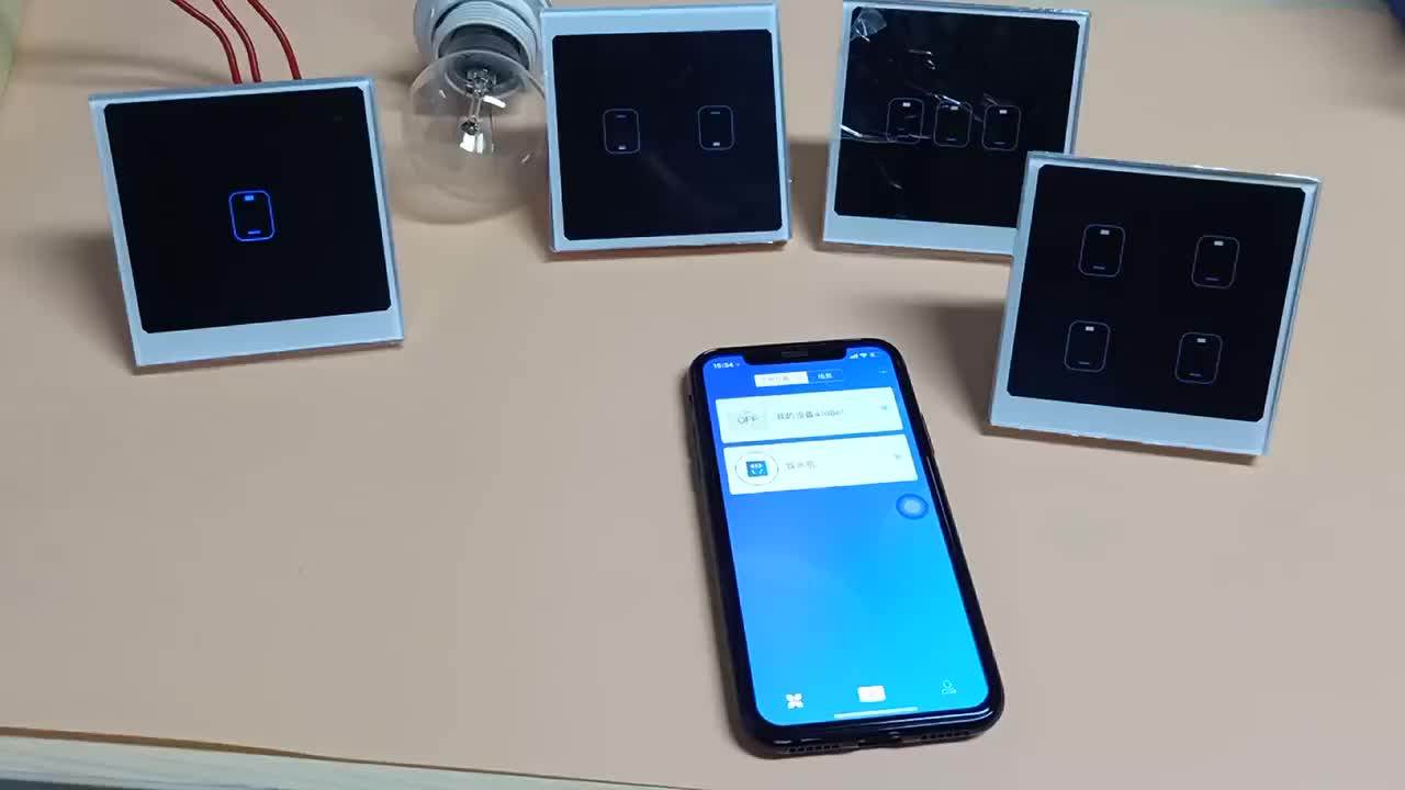 Smart Wifi Light Switch Uk 4 Gang Wifi Touch Switch Wifi Power Switch ...