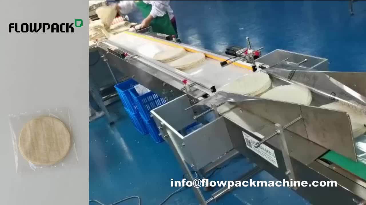 Long Service Life Flowpack Flow Wrapper Pillow Bag Flat Bottom Burrito ...