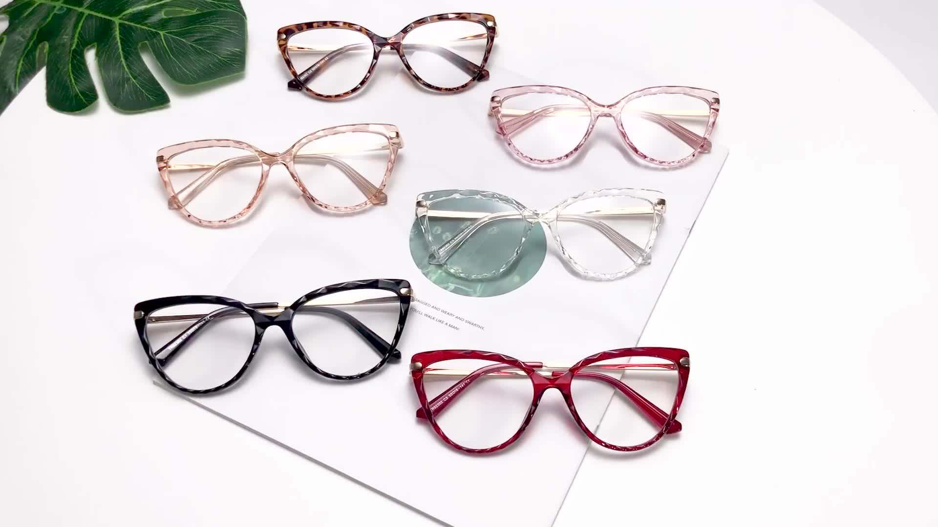 Shinelot Newest Crystals Transparent Eyeglasses For Women Brand Oem ...