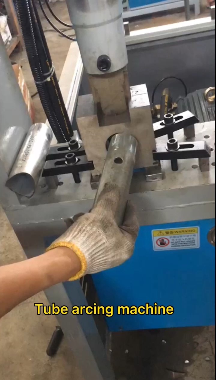 Manual Operate Cnc Control Round Steel Tube Hole Punching Machine ...