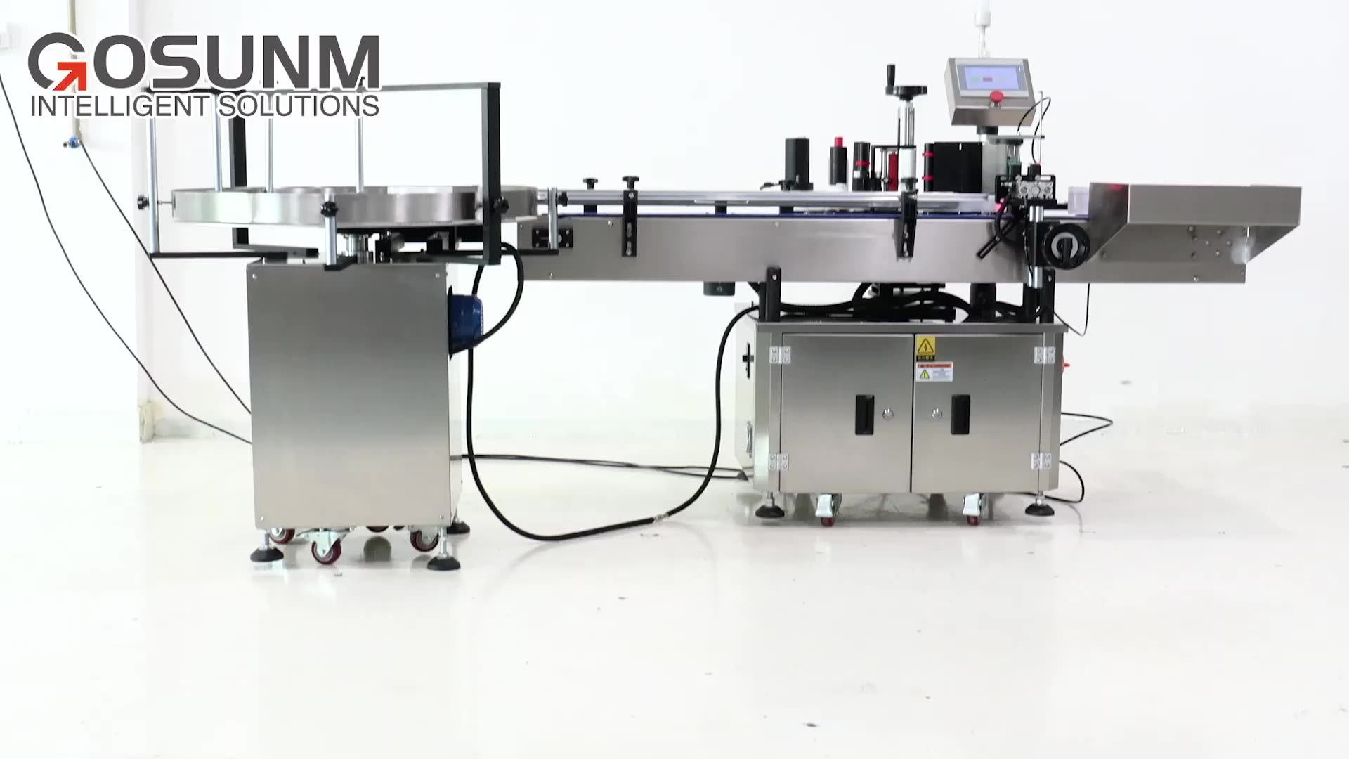 Gosunm Aluminum Cans Label Applicators Labeling Machine For Cans Glass ...