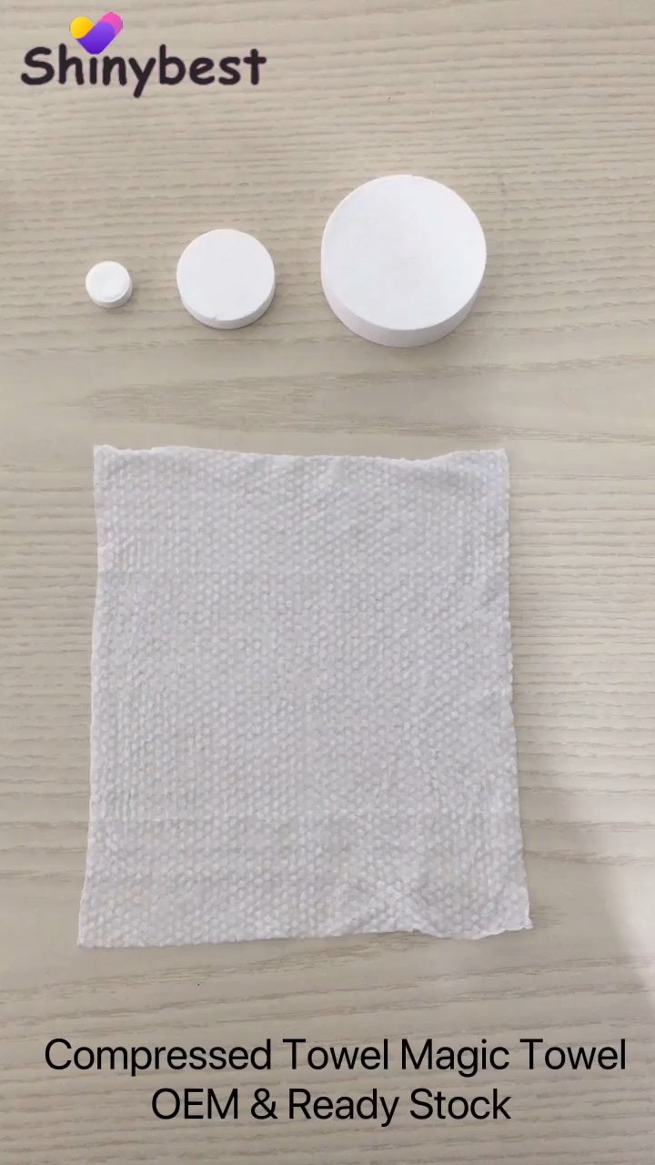 100 Pieces Reusable Compressed Towel Explosion Facial Tissue 20*22 Cm ...