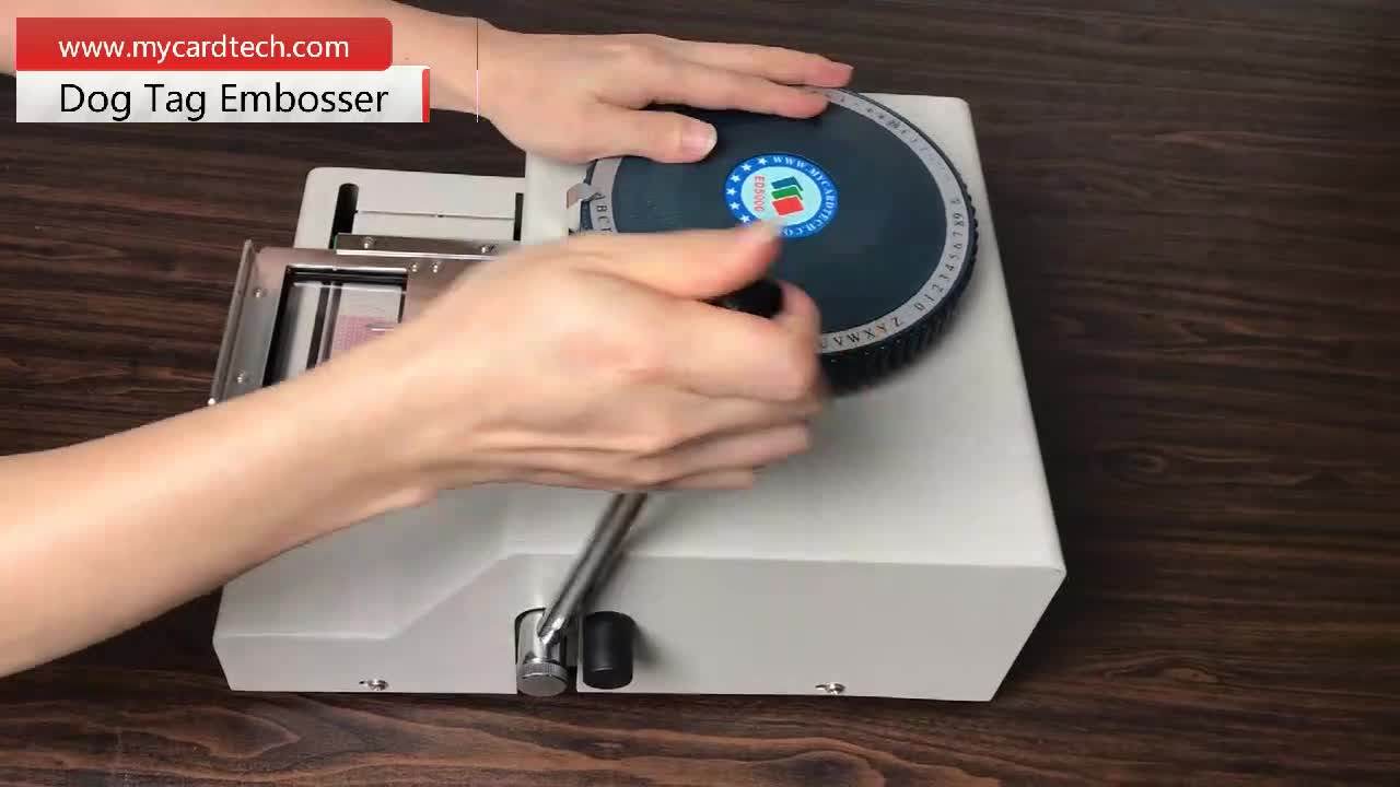 Manual Metal Plate Embossing Machine For Military Dog Tags - Buy ...