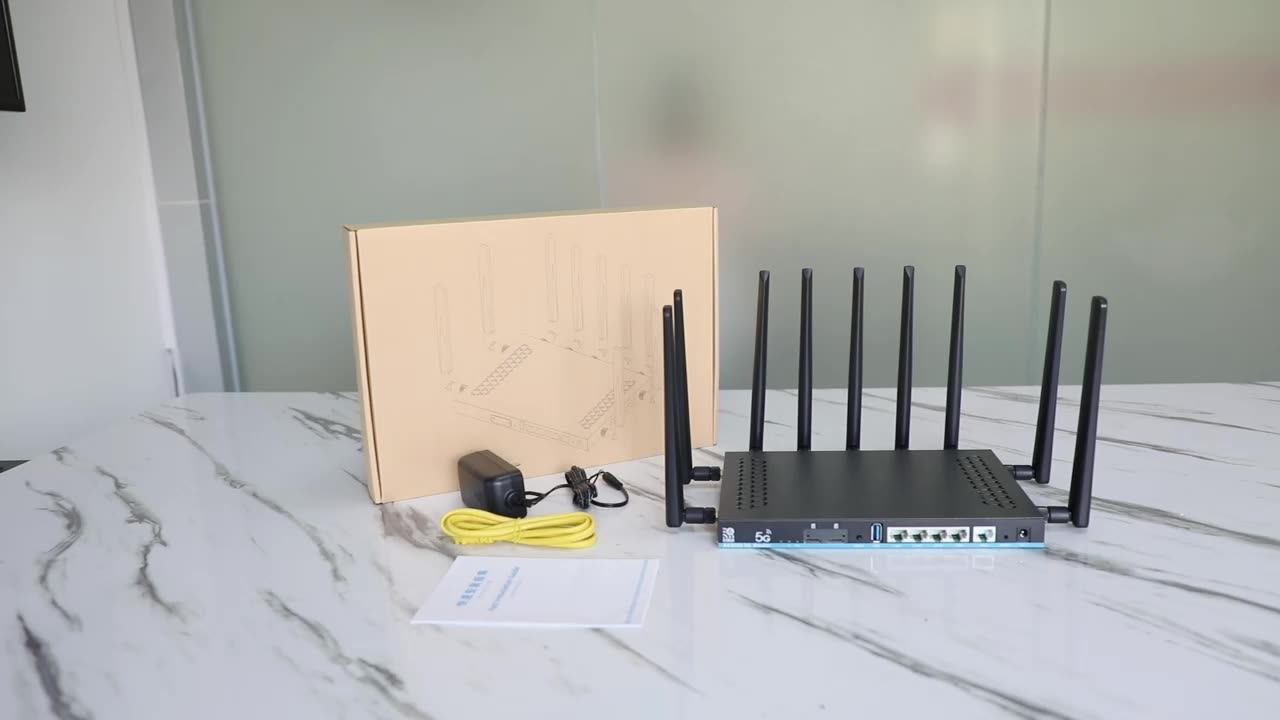 Load Balance 802.11ax 3000mbps Gigabit 4g 5g Lte Cat 20 Wifi6 5g Wifi ...