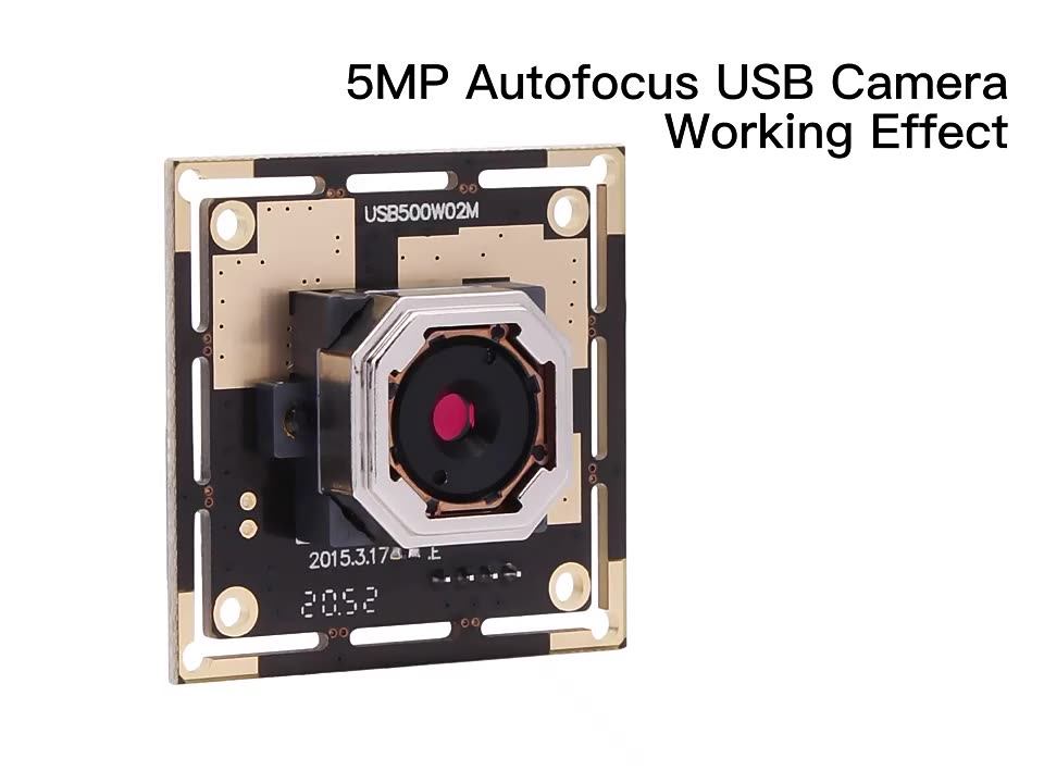 Elp Super Hd 5mp Ov5640 Cmos Auto Focus Lens Usb Camera Module With 30 ...