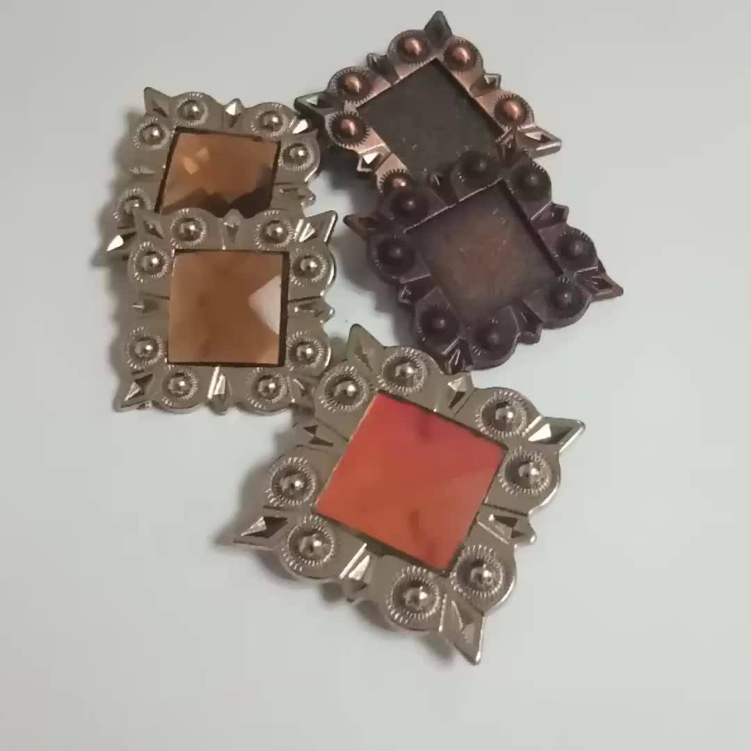 Western Bling Concho Square Conchos Custom Concho - Buy Western Conchos ...