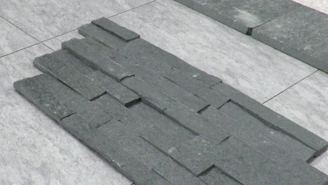 Wholesale Black Slate Stacked Stone Wall Cladding Tiles - Buy Black ...
