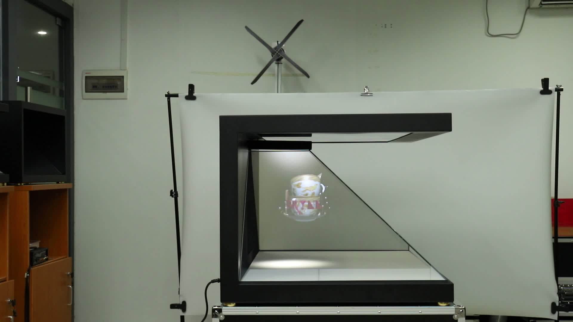 3d Pyramid Hologram Display Showcase/3d Holographic Display For Product ...