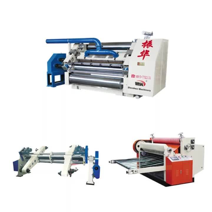 Zhw Single Face Paper Corrugator Machine Oblique / Fingerless ...