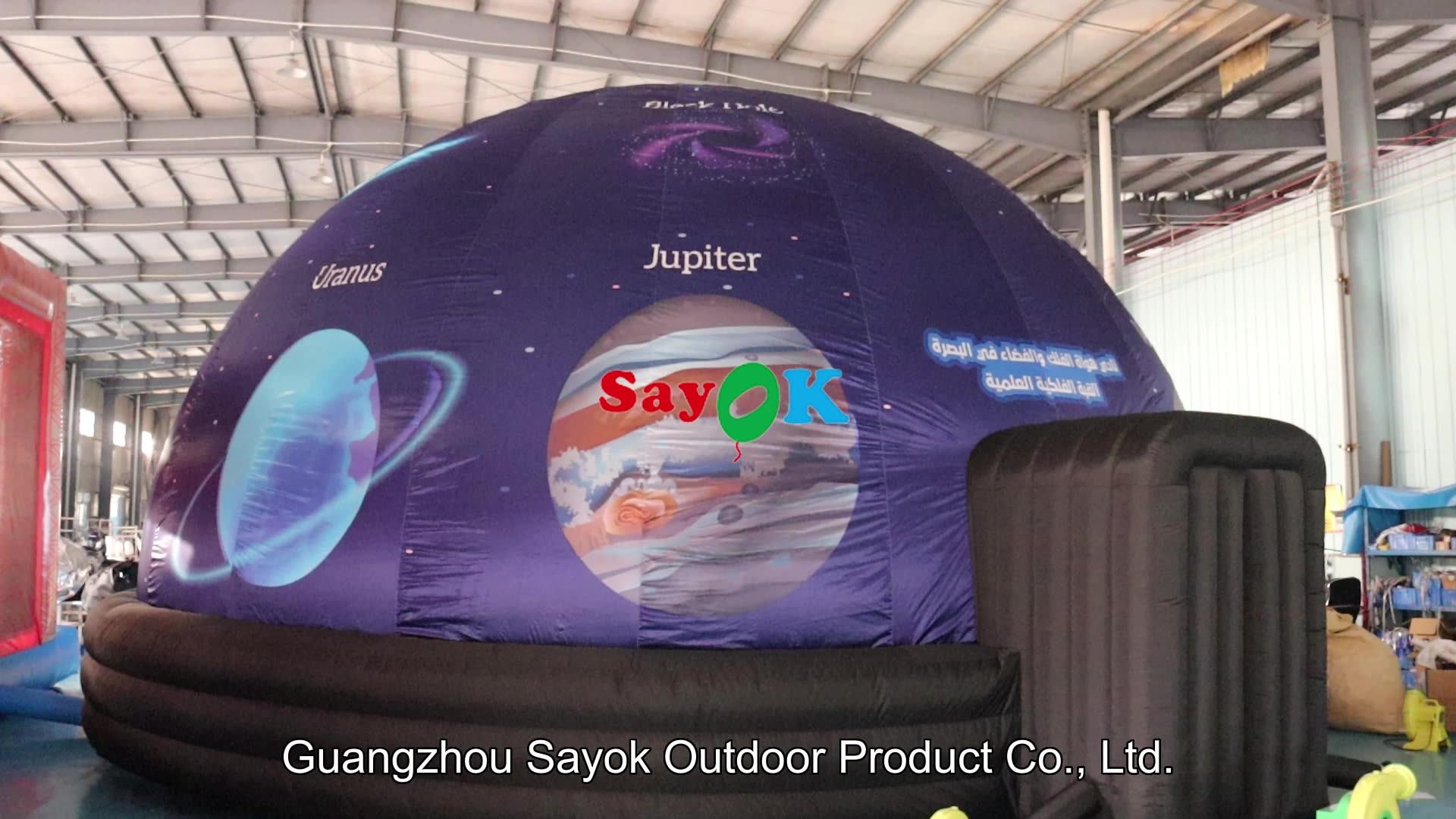 Portable Planetarium 3d Dome Galaxy Plant Inflatable Dome Planetarium ...
