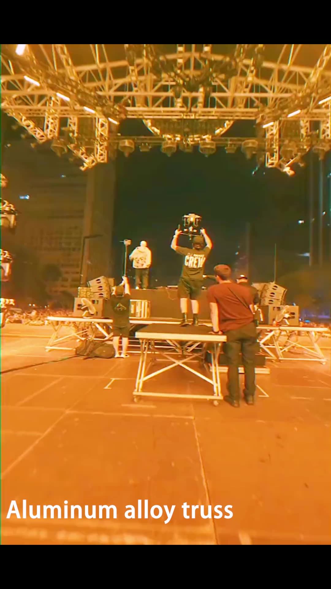 Led Stage Light Truss Roof System With Roof Lifting Tower Aluminum ...