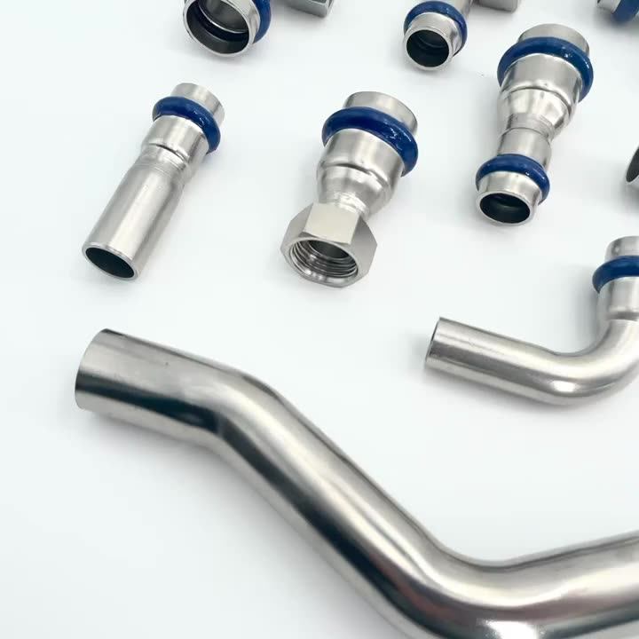 Stainless Steel Viega Dvgw W534 Press Fitting Elbow V Profile 90 Degree ...