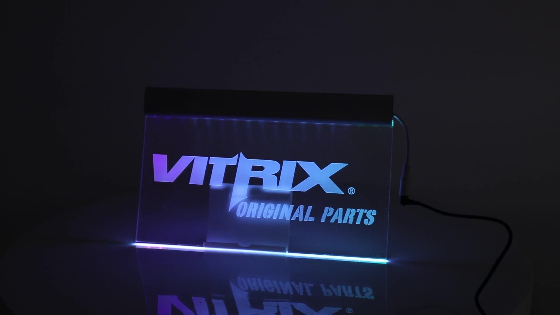 Wall Mounted Laser Engraving Board For Acrylic 12v Led Edge Lit Sign ...