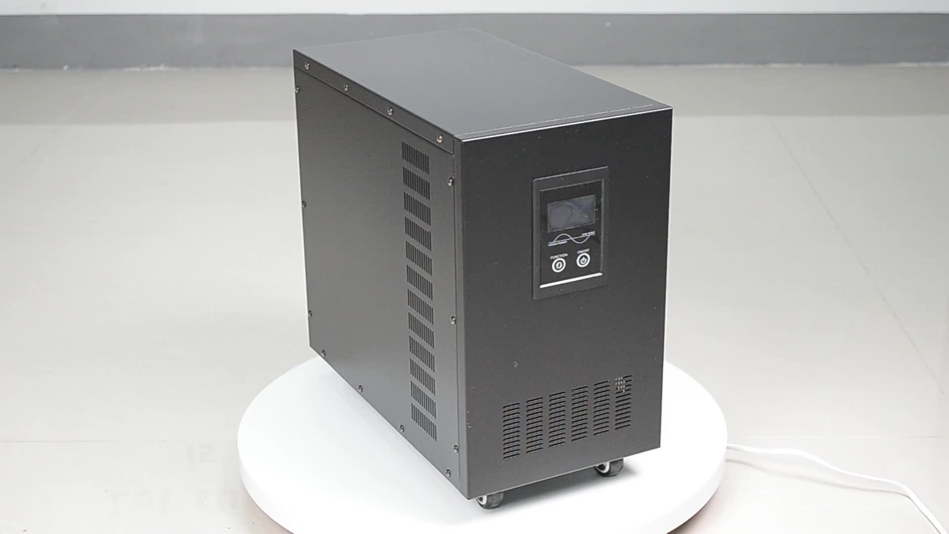 Inverter 6000w Pure Sine Wave 6000 Watt 48v Dc 400v Ac Inverter 6kw 96v Battery Inverter To 110v ...