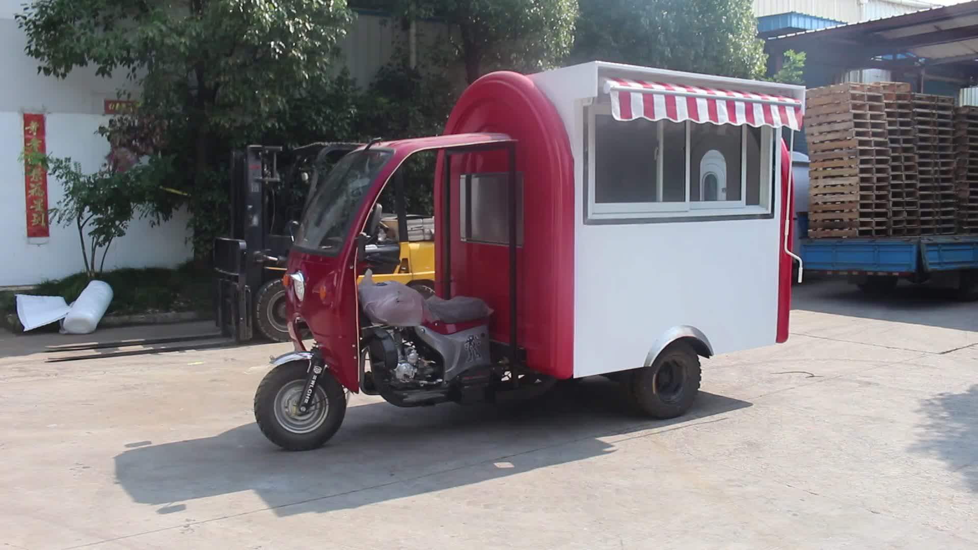 Jx-fr220hi Outdoor Fiberglass Gasoline Motorcycle Mobile Food Cart ...