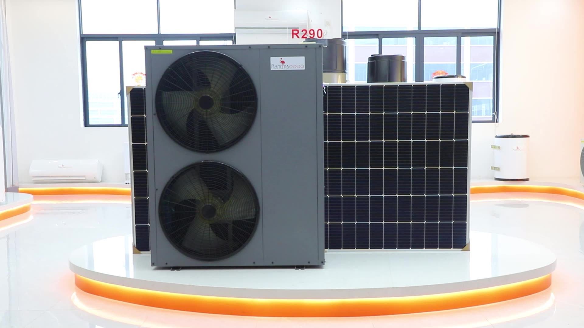 Sg Ready Heating Cooling Dc Inverter Air To Water Heat Pump With Solar ...