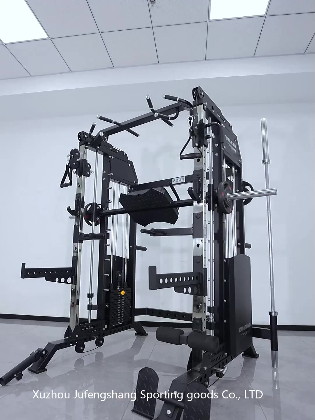 Commercial Bodybuilding Squat Power Rack Weight Exercise Gym ...