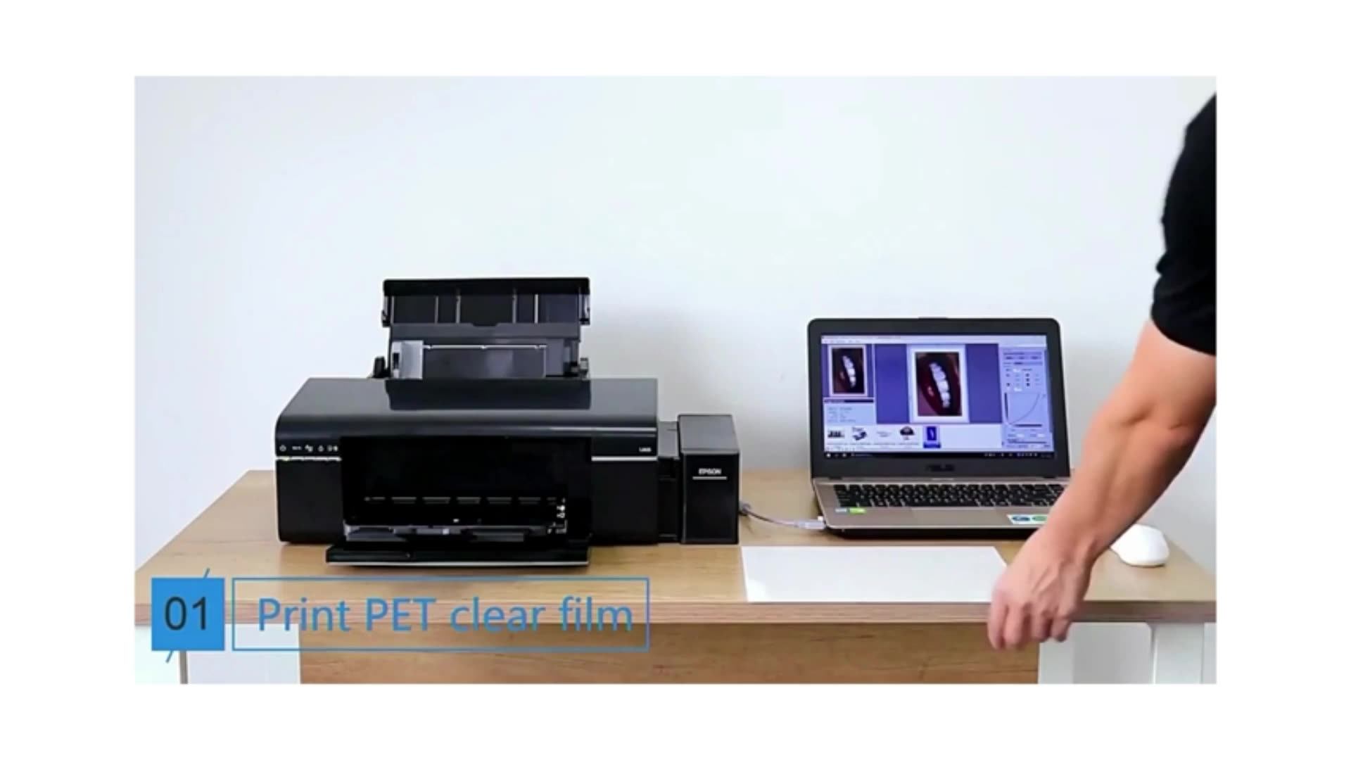 1000ml Premium 1 Litro Cmyk White Blanca Putih Pigmento Textile Ink Dtf ...