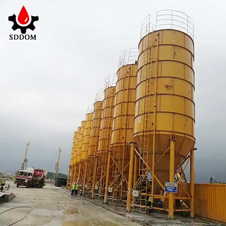 High Quality Large Volume 400 Ton Steel Vertical Fly Ash Cement Silo ...