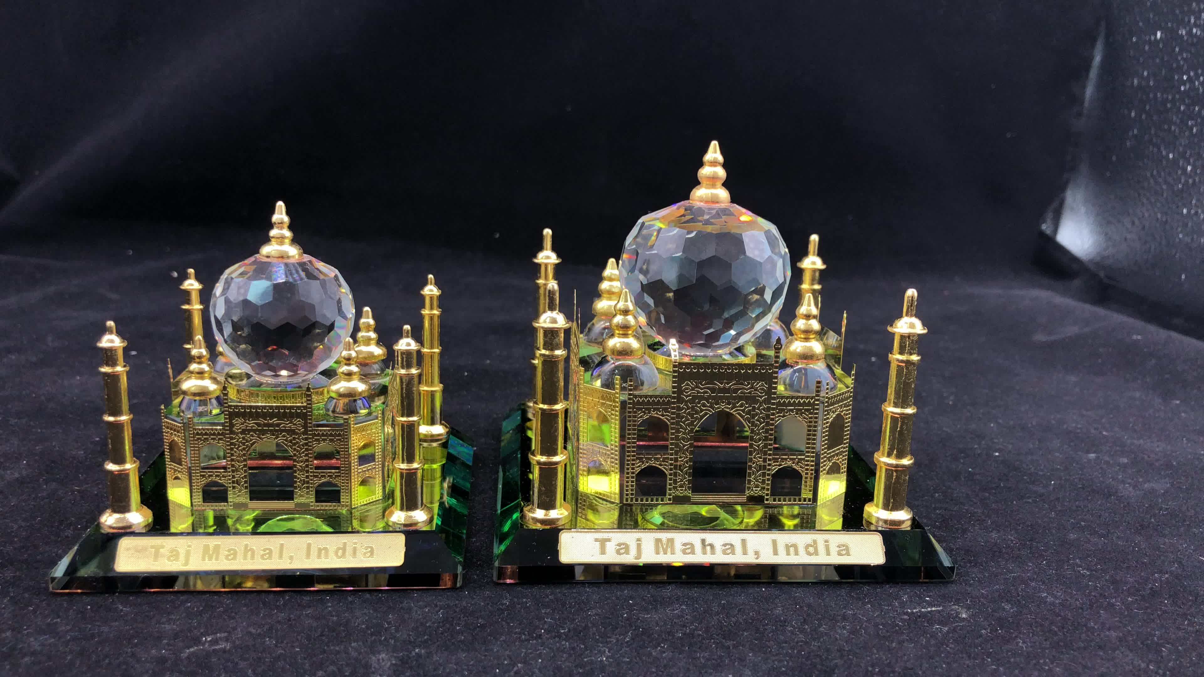 Crystal 24k Gold Plated Taj Mahal Home Decorative Model Mh-g0450 - Buy ...