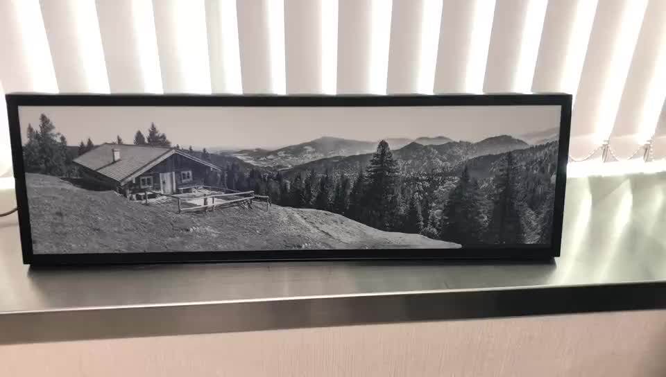 Outdoor Big E-ink Display,Bus Stop E-ink Signage E-ink Display Solar ...