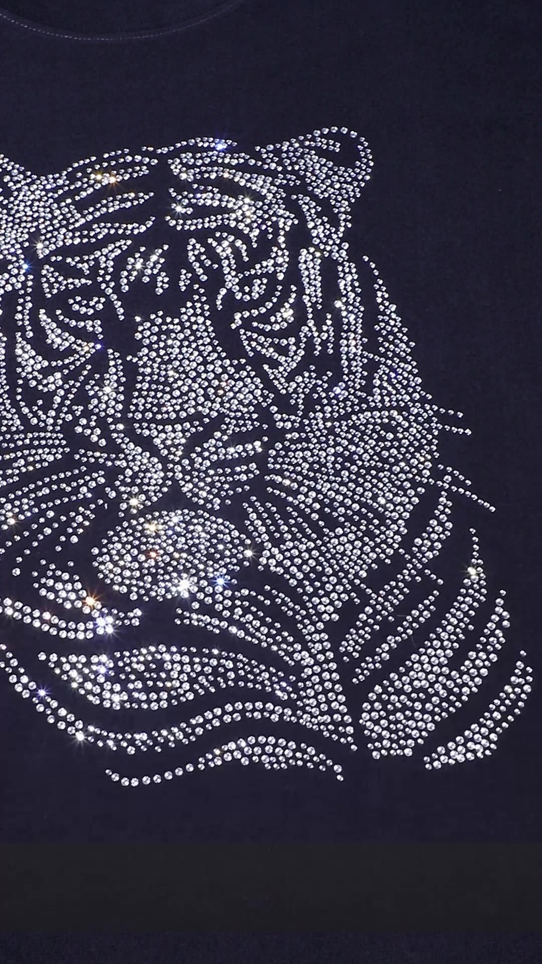 Bling Hotfix Custom Rhinestone Heat Transfer Design Iron On T-shirt ...