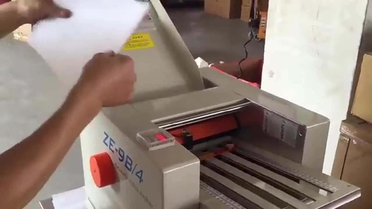 Leaflet Booklet A4 Paper Folding Machine Paper Folding Machine For ...