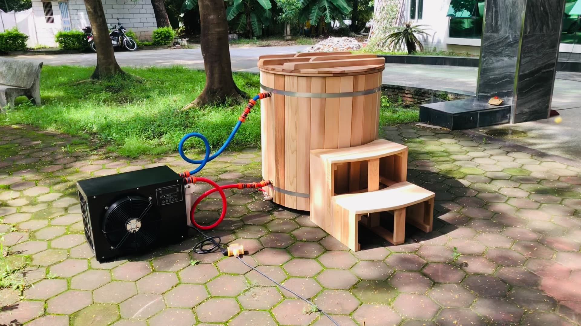 Hot Selling Portable Therapy Barrel Cold Plunge Tub Ice Bath Pod With ...