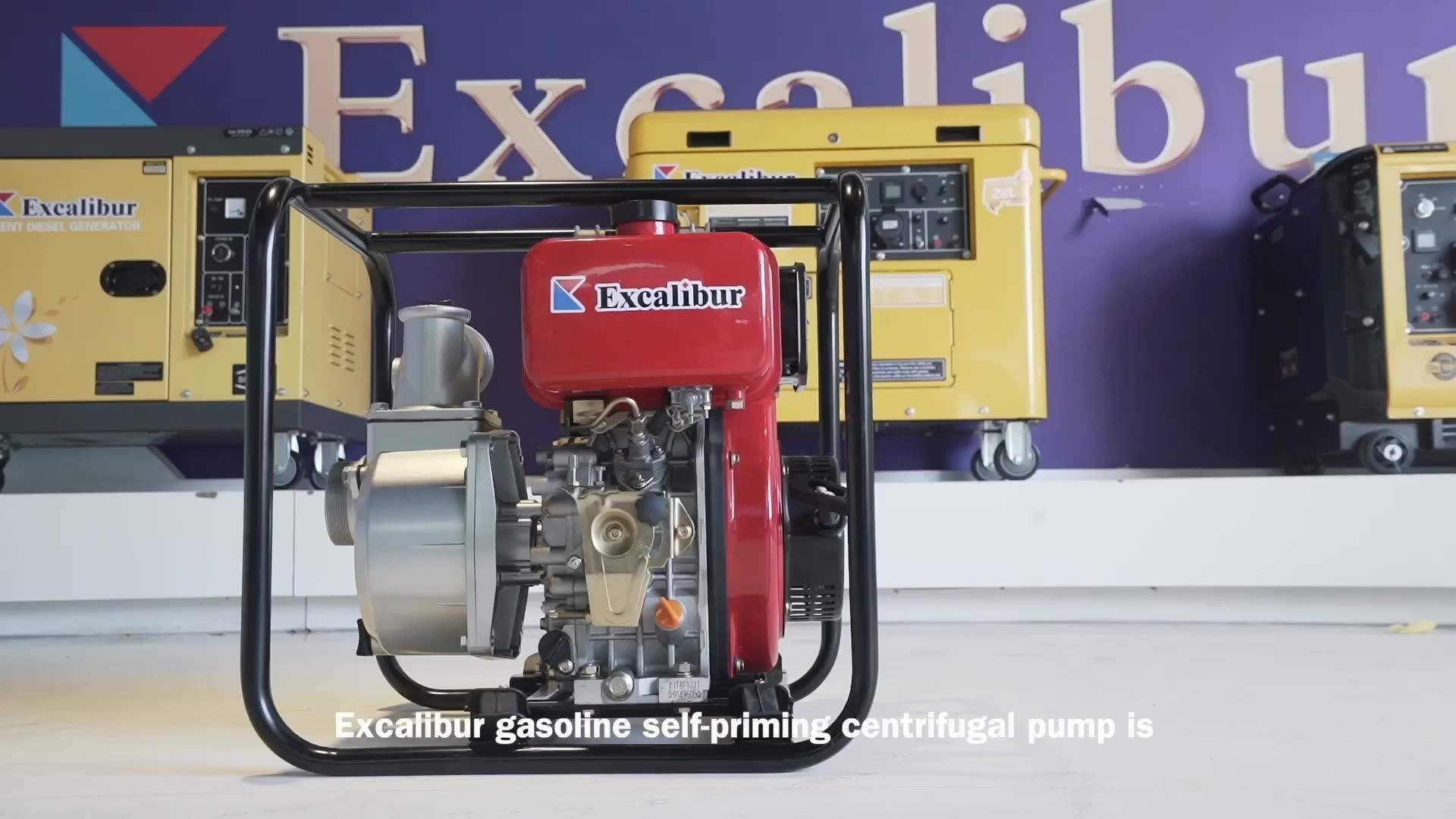 10hp Portable Diesel Engine Water Pump Set High Pressure Self-priming ...