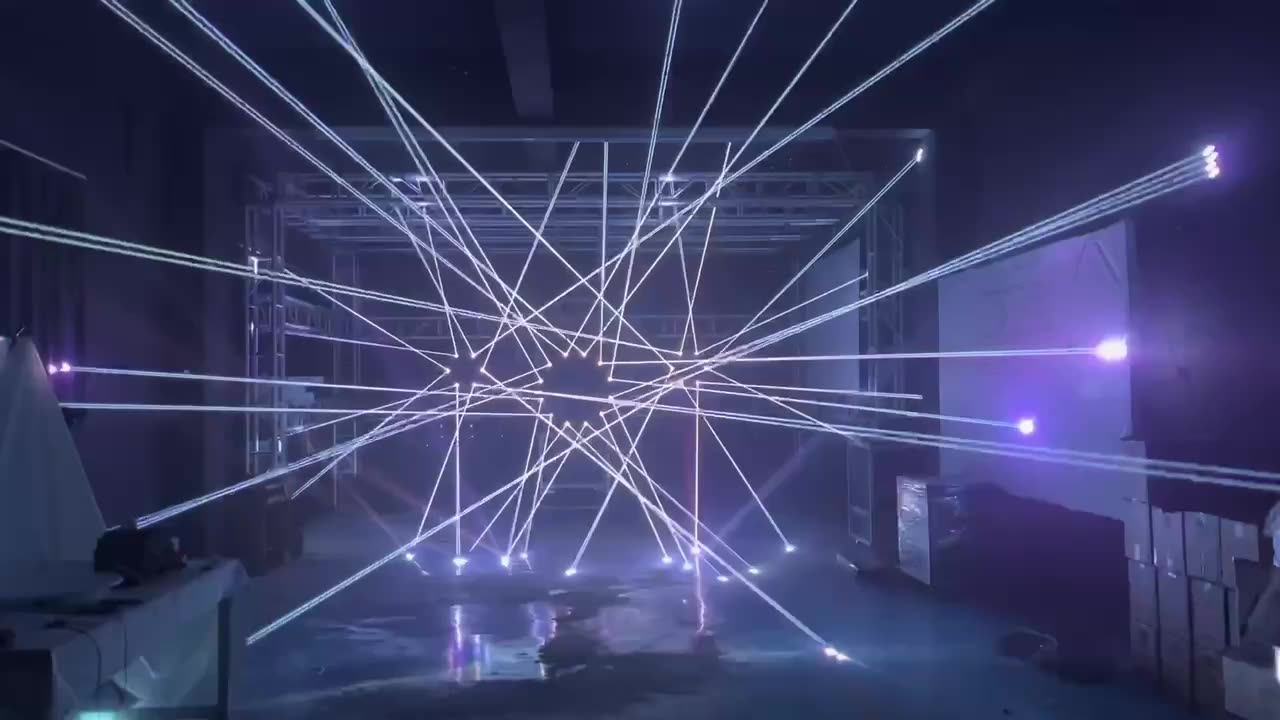 3w Mini Dmx512 Rgb Full Color Animation Magic Dj Pink Stage Laser Beam ...