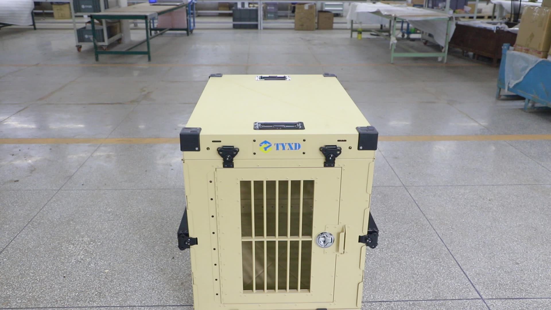 Aluminium Pink Heavy Duty Airline Approved Stackable Pet Cage Carrier ...