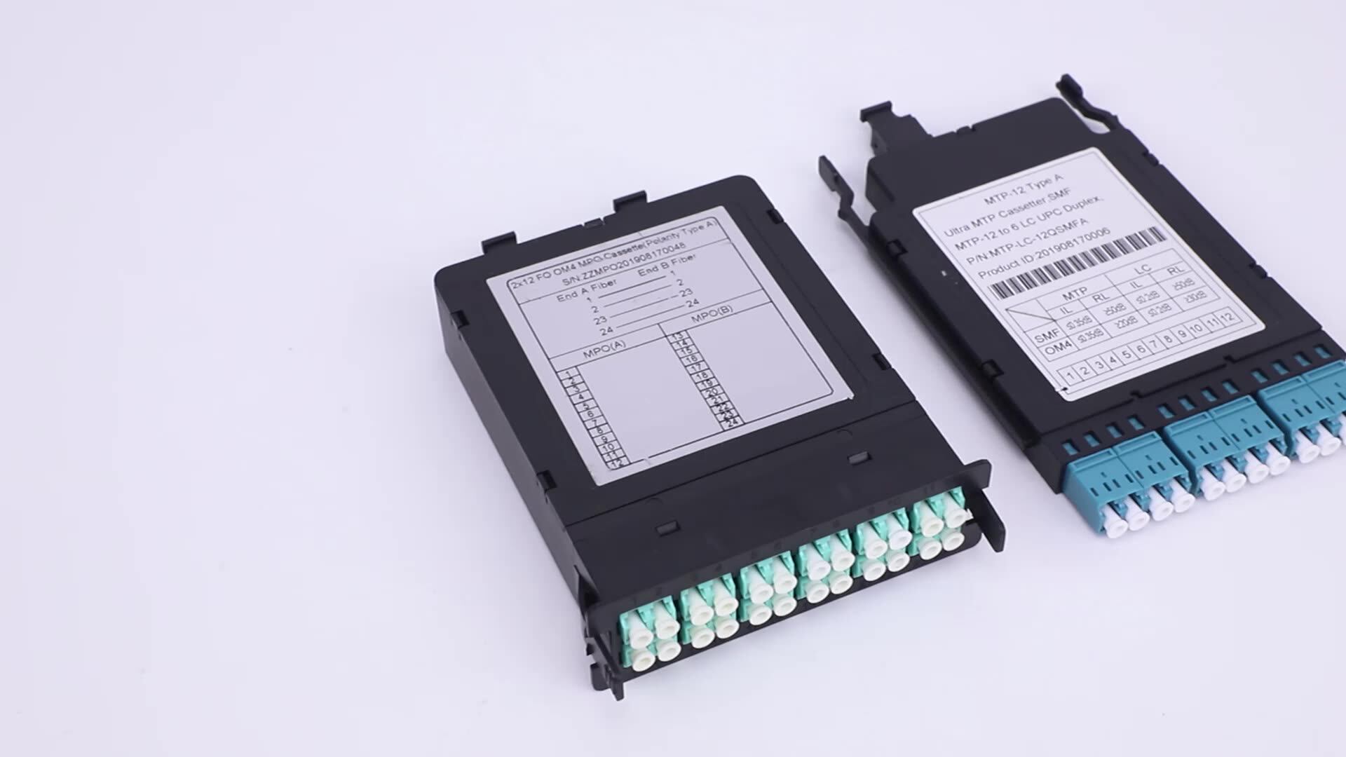 24 Core High Density Mpo Cassette,Fiber Optic 24 F Mpo Box Mtp Cassette ...