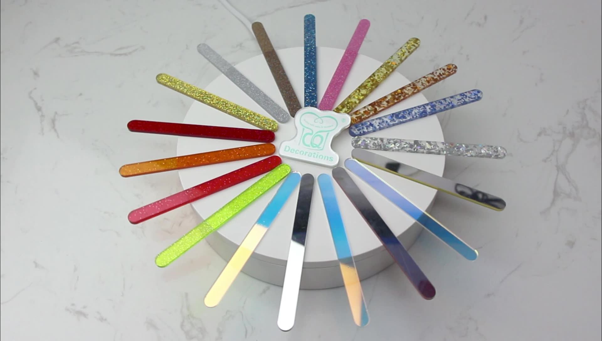 Popsicle Stick Ice Cream Sticks Reusable Acrylic Sticks For Ice Cream ...