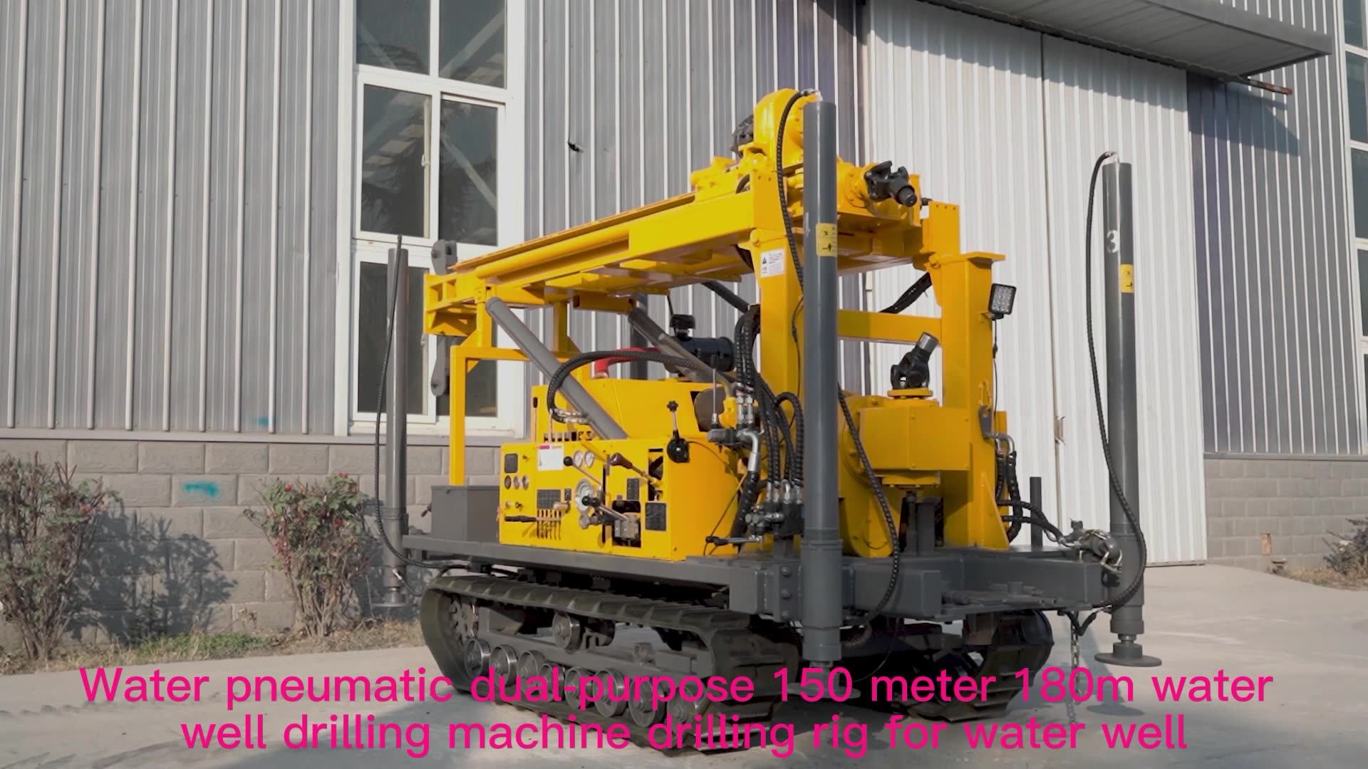 200m Chinese Popular Deep Water Rig Portable Bore Well Drilling Machine ...