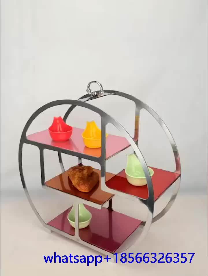 Okey Hotel Wedding Party Stainless Steel Rotatable Buffet Dessert ...