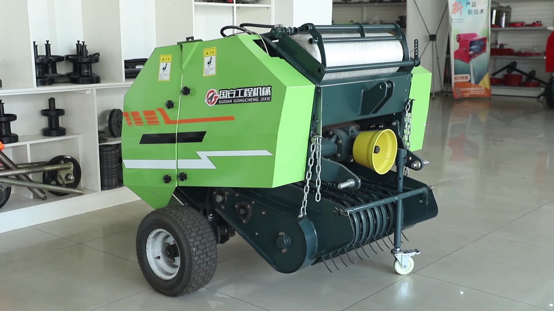 High Efficiency Manual Atv Hay Baler Farm Equipment Chinese Mini Round ...