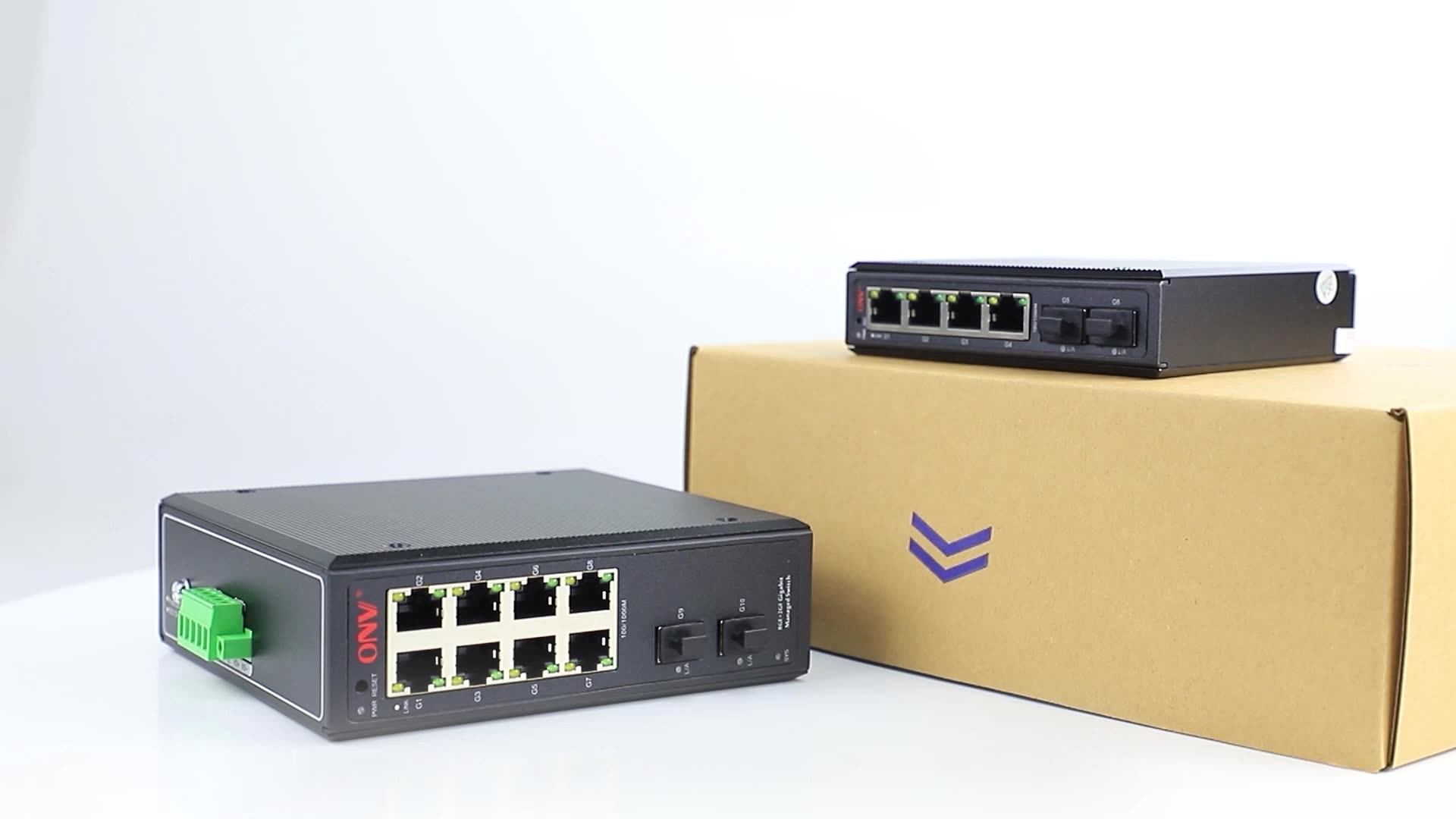 Onv Industrial Poe Switch Unmanaged And Managed Ieee802.3af At With ...