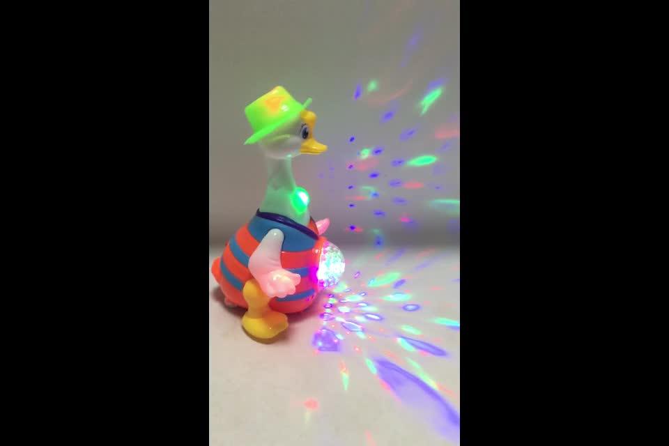 New Product Battery Operated Baby Toys Musical Dancing Duck Toy With ...