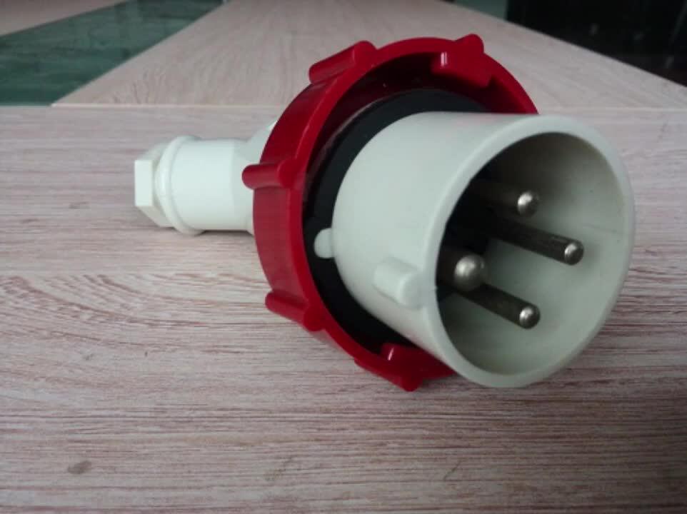 792851 Uscg Industrial Female Electrical Ip56 Waterproof 3pin Plugs ...