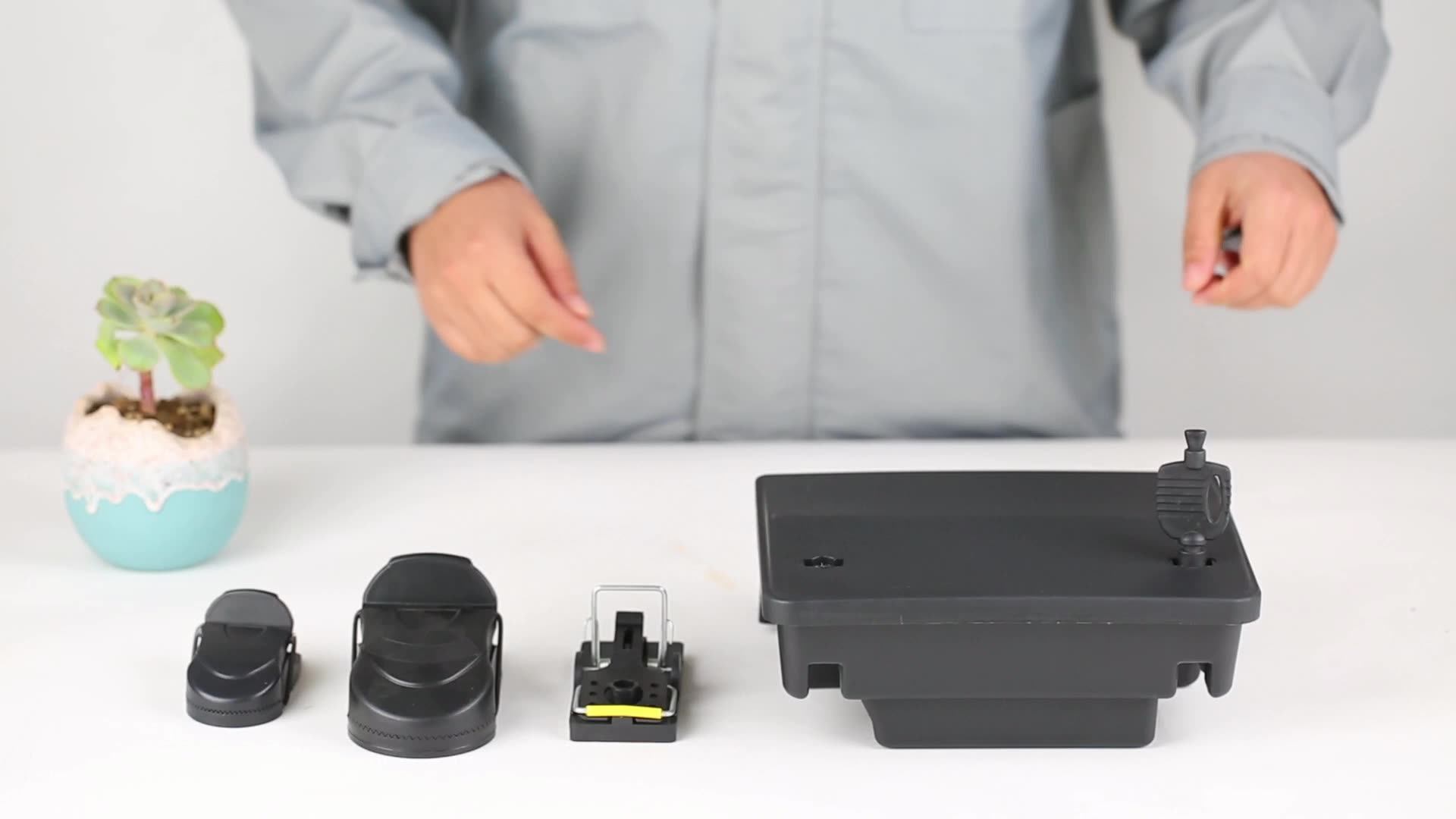 Plastic Rat Bait Station Mouse Trap Mice Catch Machine Rodent Control ...