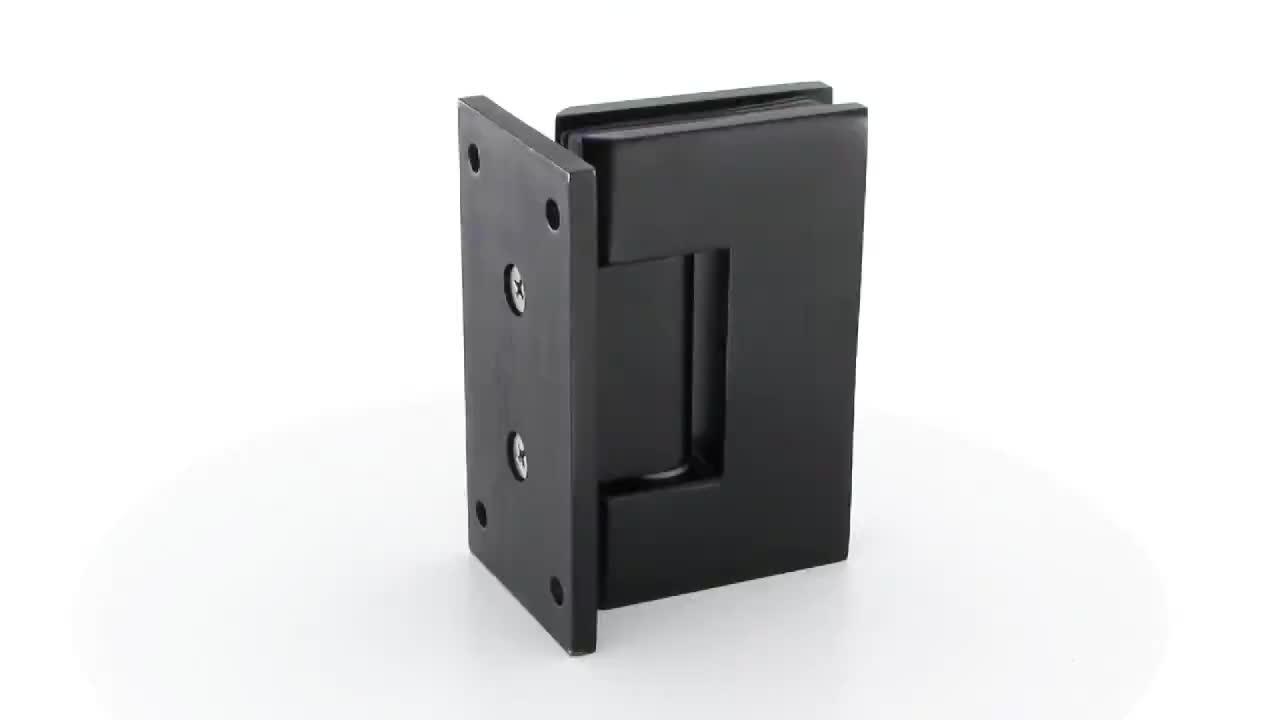 Shower Room Glass Door 90 Degree Electrophoresis Matt Black Torsion ...