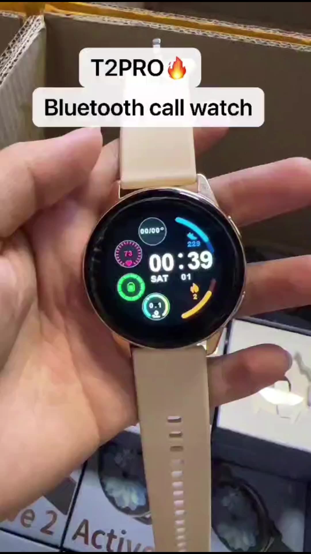 Original Logo T25 Smartwatch Galaxy Watch Active 2 Full Touch Screen T2 Pro Smart Watch - Buy ...