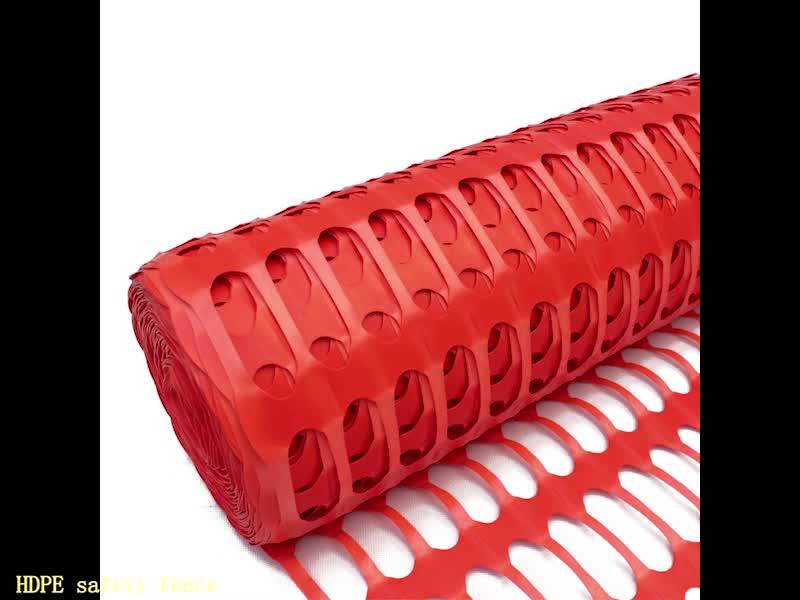 Hdpe Plastic Construction Site Safety Fencing Roll / Warning Net ...