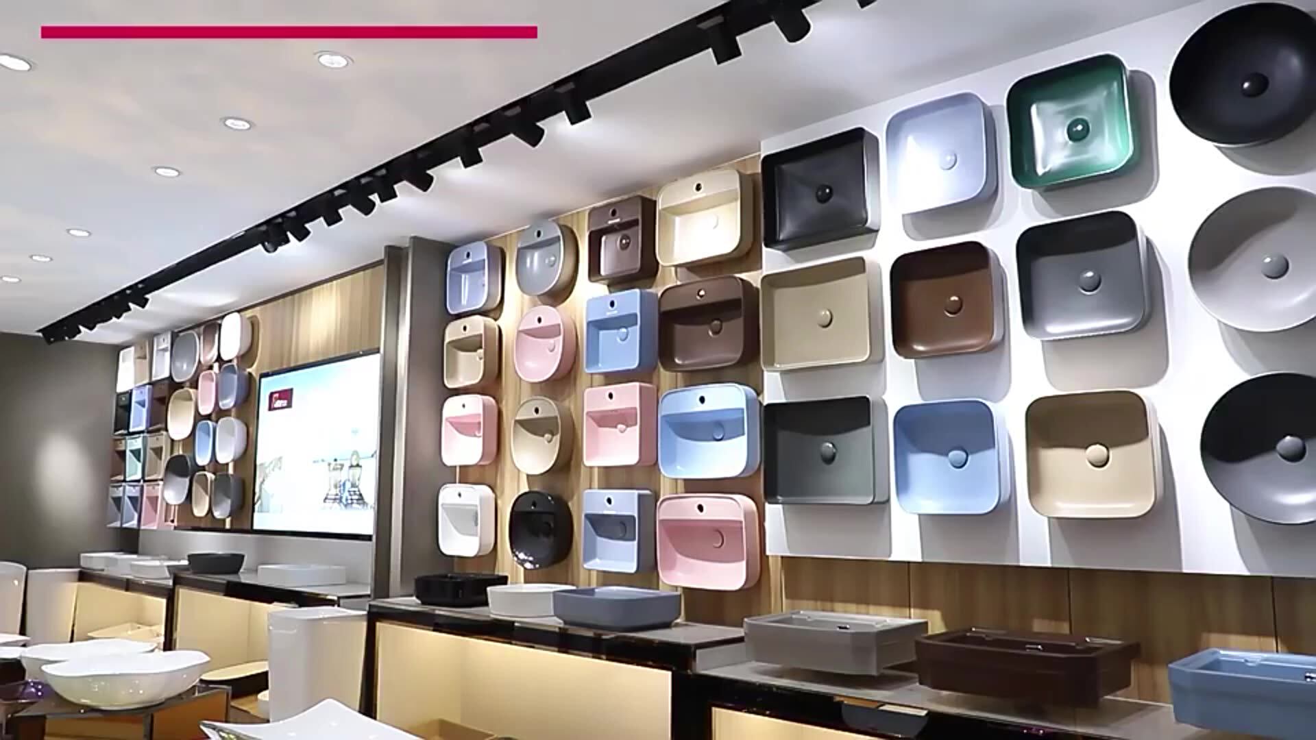 Modern Design Ceramic Sanitary Wares Bathroom Sink Wash Basin Marble ...